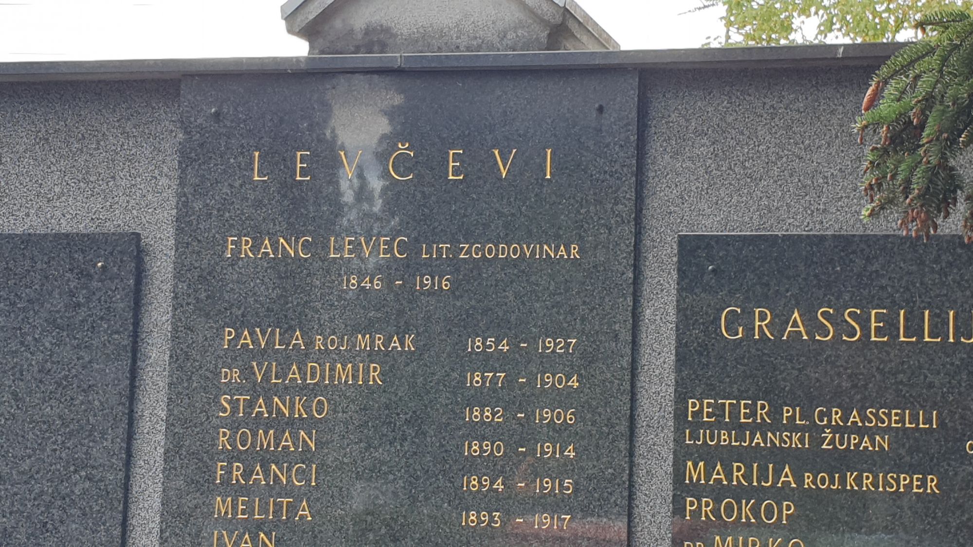 Franc Levec | Slovenski grobovi