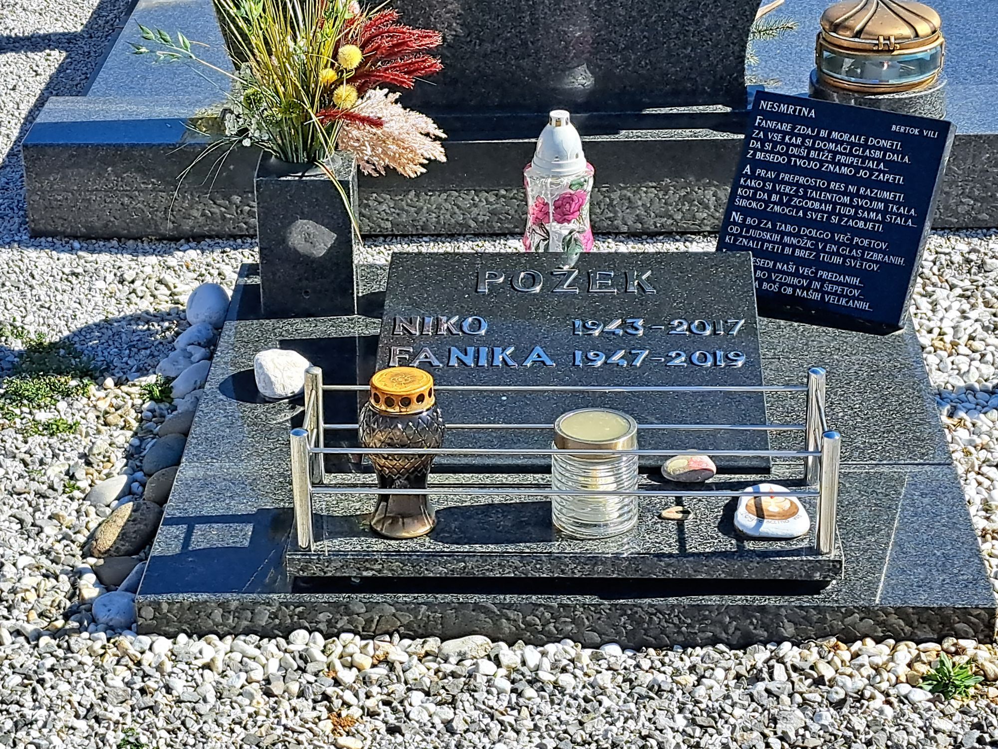 Fanika Požek | Slovenski grobovi