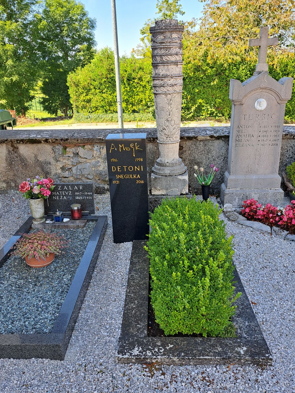 Snegulka Detoni | Slovenski grobovi